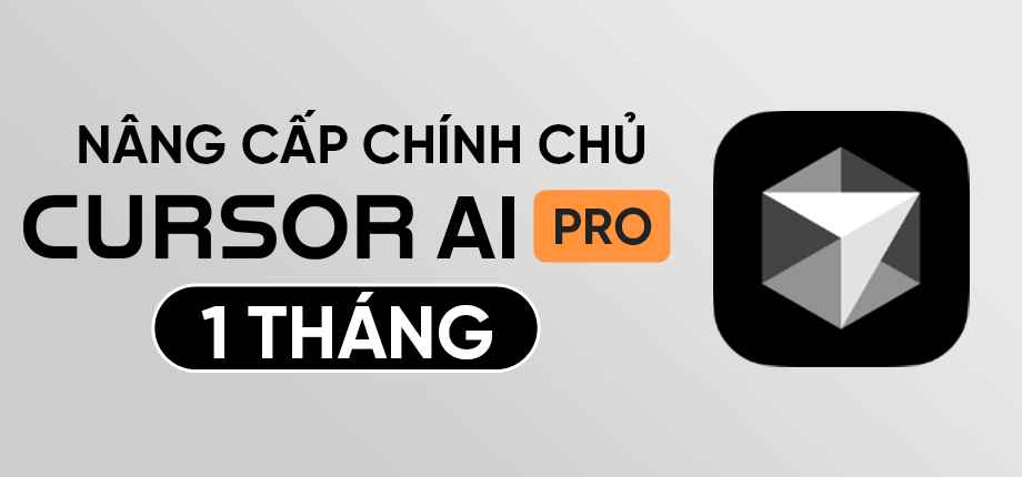 Cursor AI Pro 1 tháng - Nâng cấp chính chủ | Divine Shop